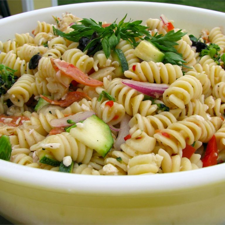 Zucchini Rotini Pasta Salad - BioIntelligent Wellness