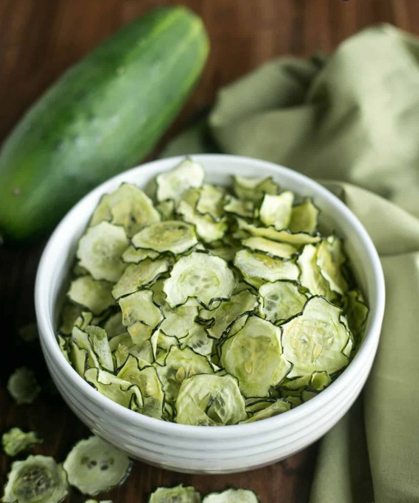 Baked Cucumber Chips - BioIntelligent Wellness