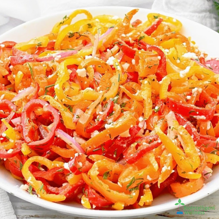 Zesty Mini Bell Pepper Salad - BioIntelligent Wellness