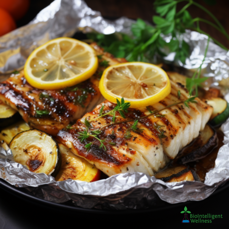 Grilled Mahi Foil Packets - BioIntelligent Wellness