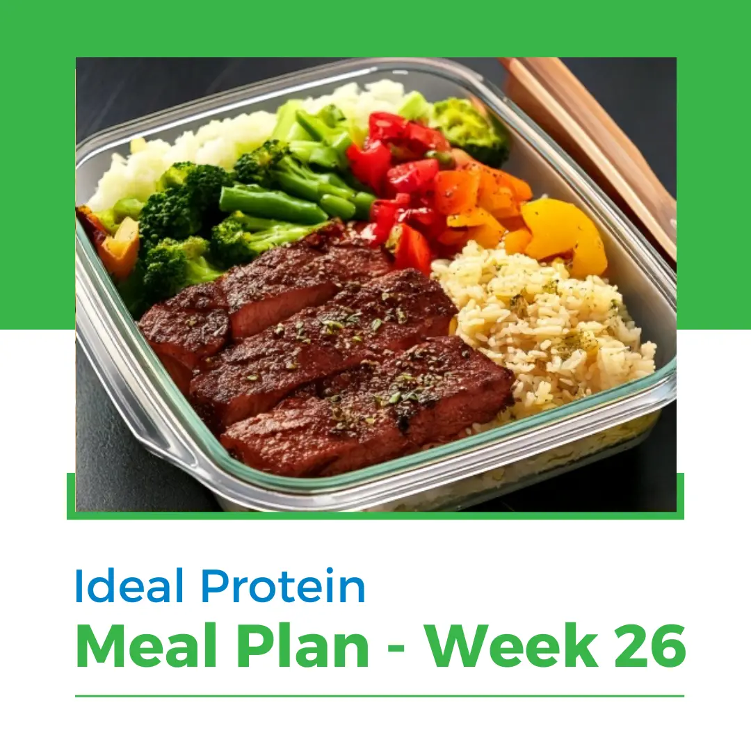 Ideal Protein Meal Plan - Week 26 | biointelligentwellness